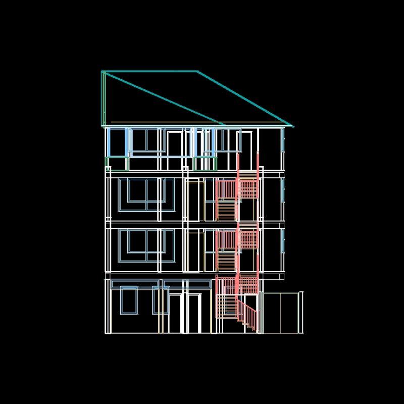 Multifamily Housing 3D DWG Model for AutoCAD • Designs CAD