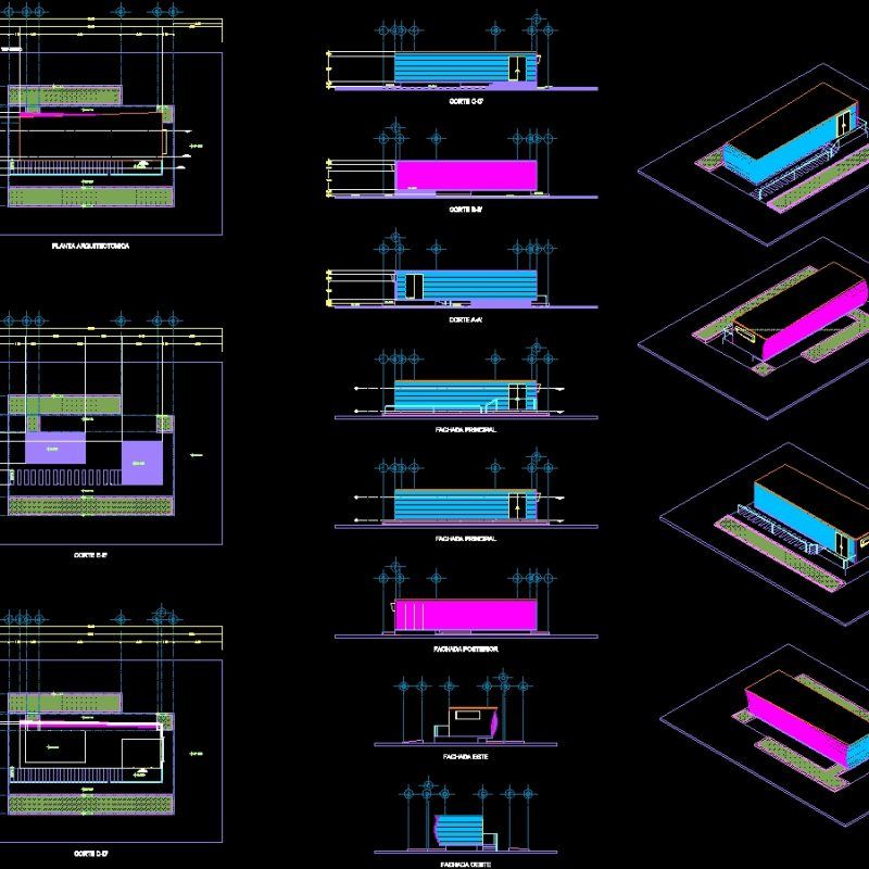 Multifunctional Space DWG Plan for AutoCAD | DesignsCAD