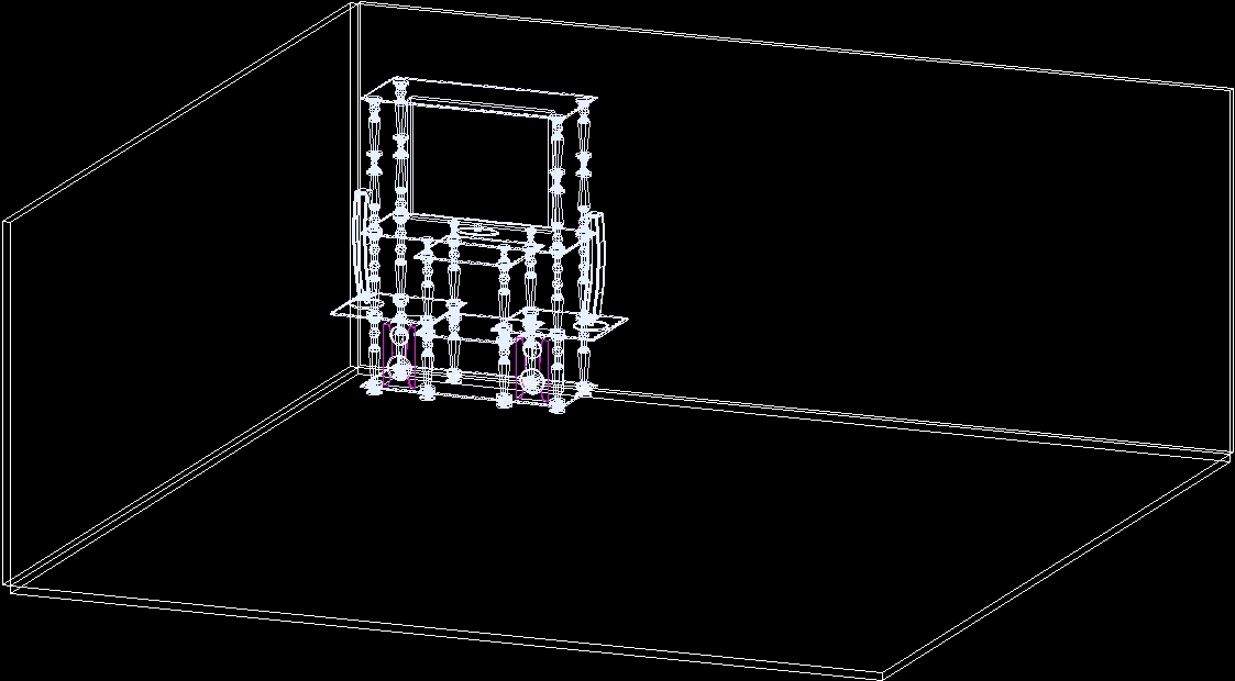 Multifurnish In Marble And Glass DWG Block for AutoCAD • Designs CAD