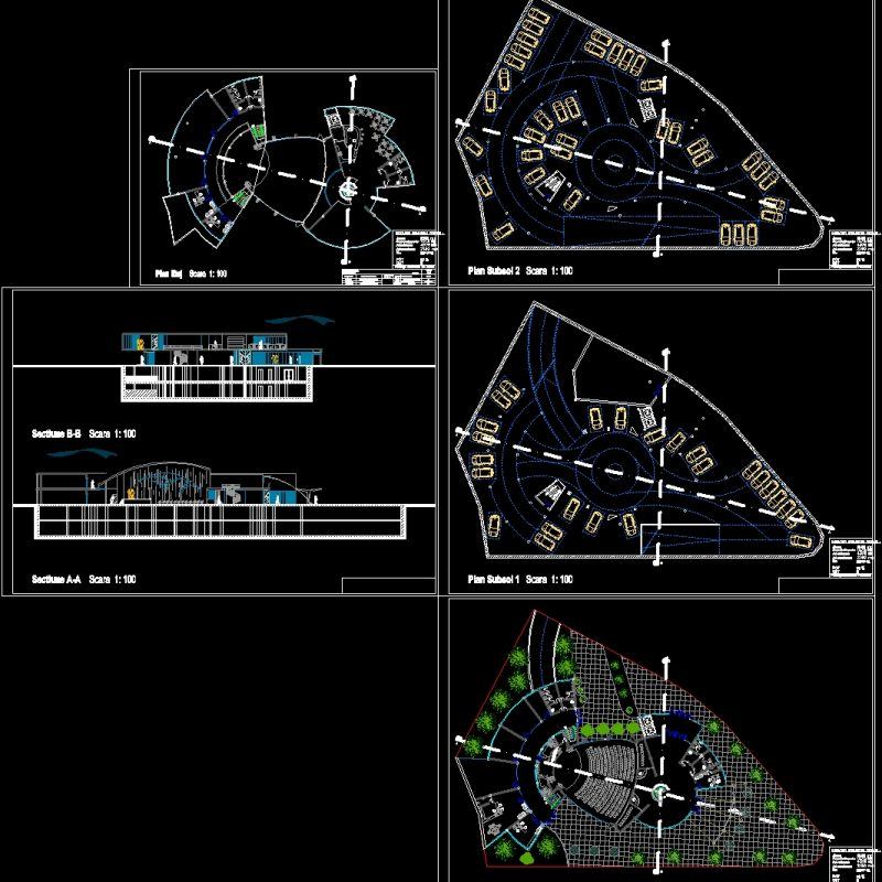 Multipurpose Center DWG Block for AutoCAD • Designs CAD