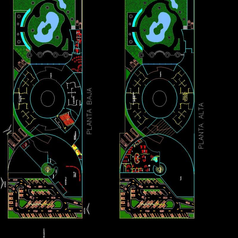 Museum DWG Block for AutoCAD • Designs CAD