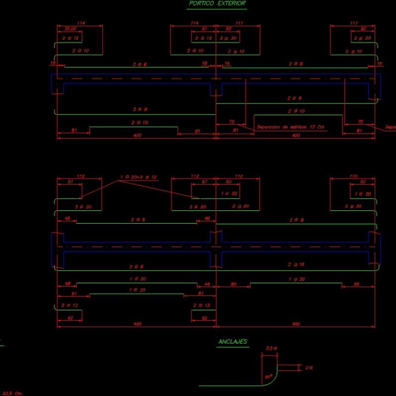 Nave With Bridge Crane DWG Section for AutoCAD • Designs CAD