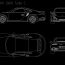 New Porsche DWG Plan for AutoCAD • Designs CAD