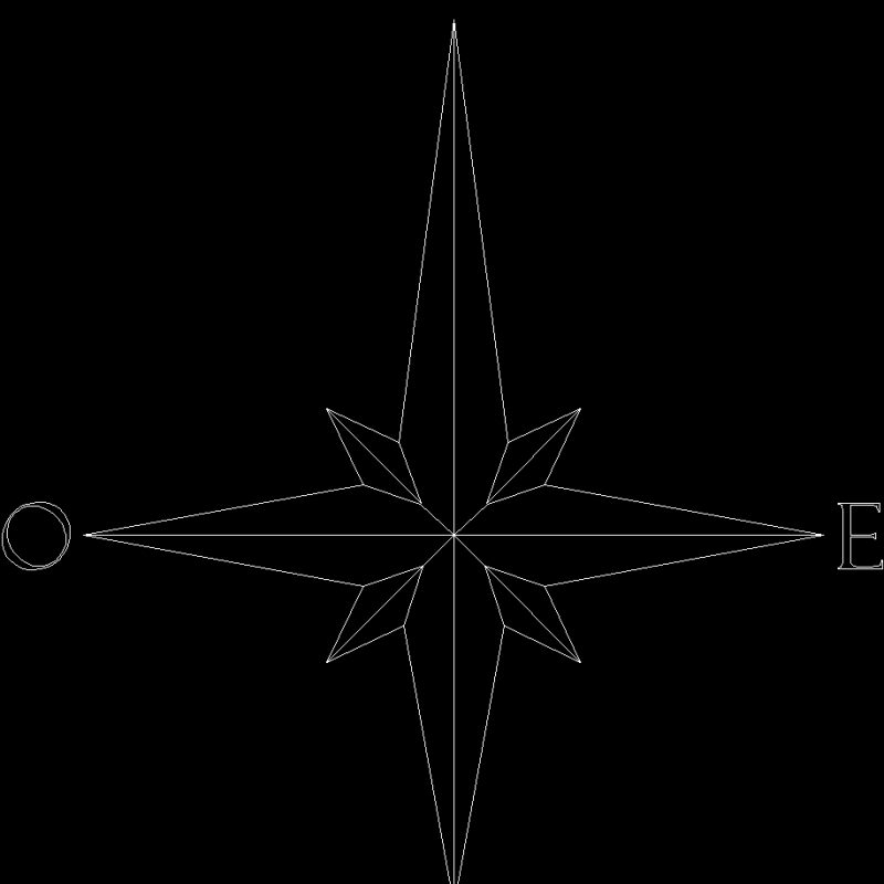North 3D DWG Model for AutoCAD • Designs CAD