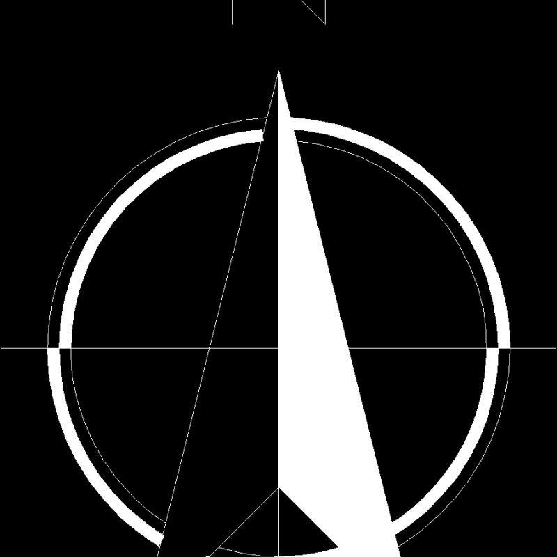 North DWG Block for AutoCAD • Designs CAD