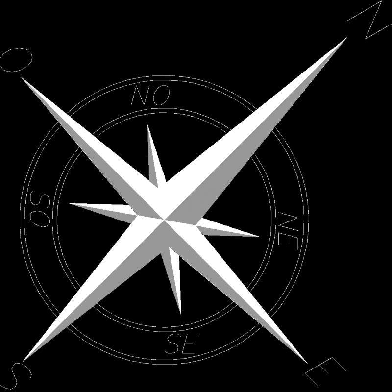 North DWG Block for AutoCAD | Designs CAD