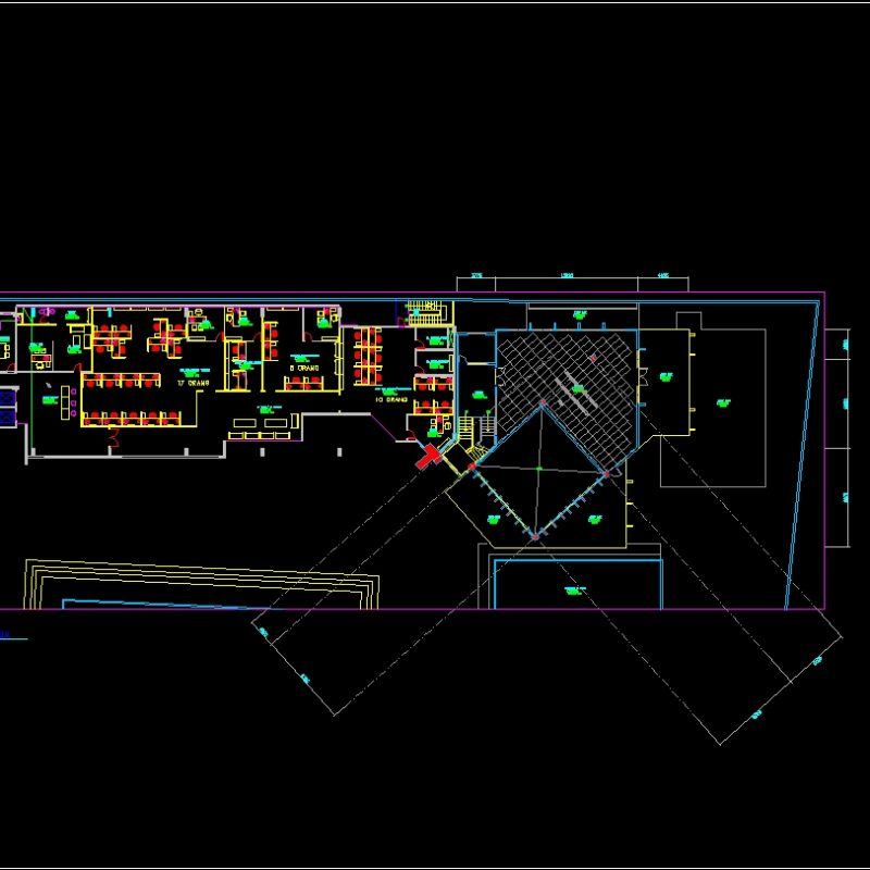 Office Building DWG Section for AutoCAD • Designs CAD