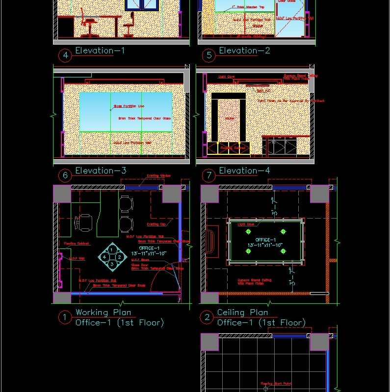 Office Room DWG Plan for AutoCAD • Designs CAD