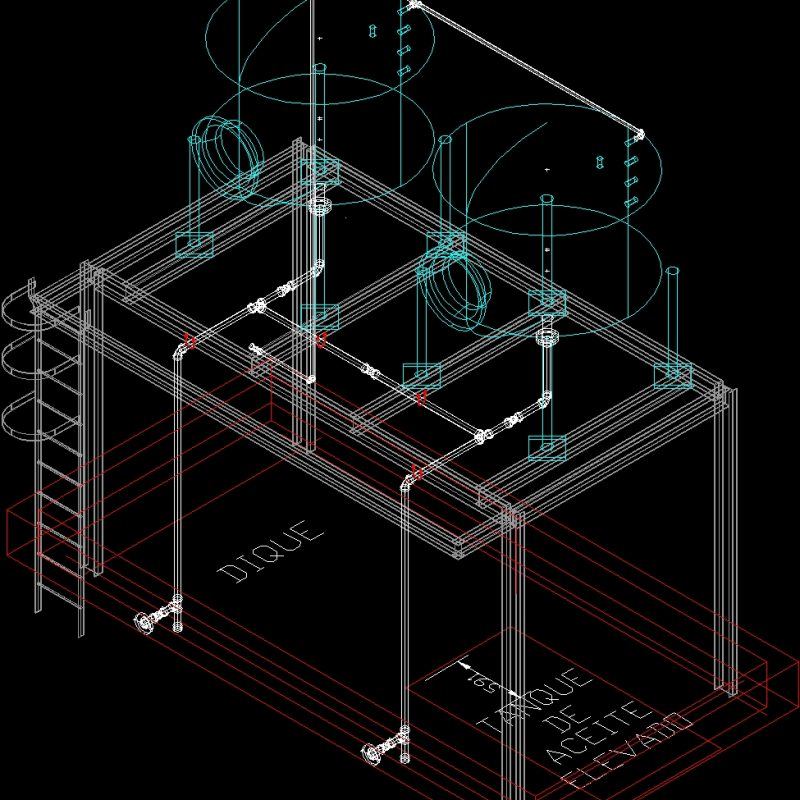 Oil Tanks DWG Block for AutoCAD • Designs CAD