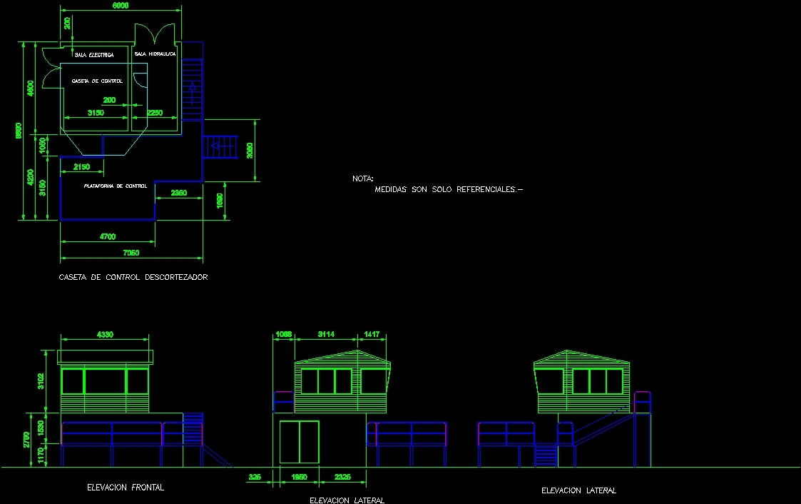 Operations Hut Descaortezador DWG Block for AutoCAD • Designs CAD