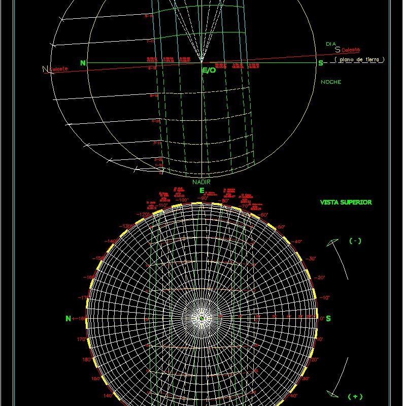 Orthogonal Projection Of The Sun (Iquitos ) Peru DWG Full Project for ...