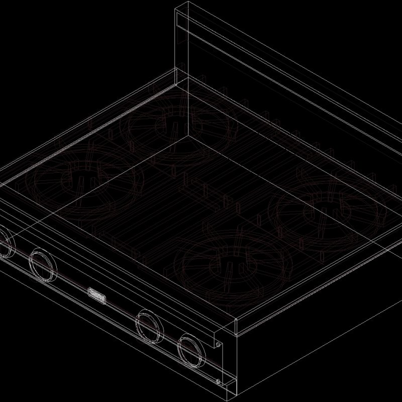 Oven 3D DWG Model for AutoCAD • Designs CAD