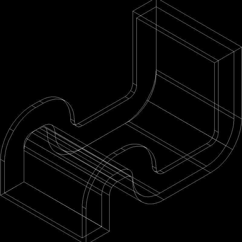 Part Made By Casting 3D DWG Model for AutoCAD • Designs CAD