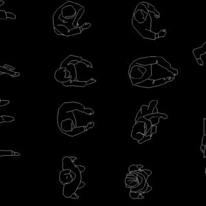 People - Top View DWG Block for AutoCAD | Designs CAD
