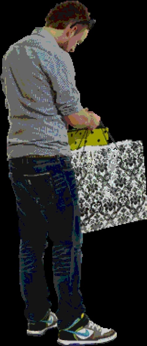 People Color Blocks - Cad DWG Block for AutoCAD • Designs CAD