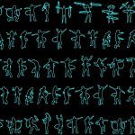 People Silhouettes Hula - Hoop DWG Elevation for AutoCAD • Designs CAD