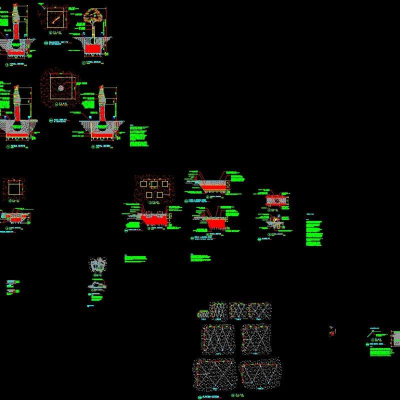 Planting Trees DWG Section for AutoCAD • Designs CAD