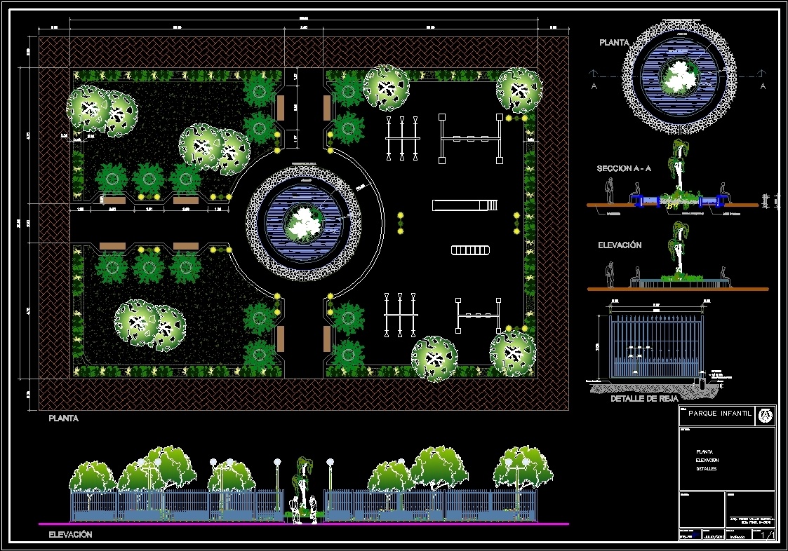 Playground DWG Block For AutoCAD Designs CAD