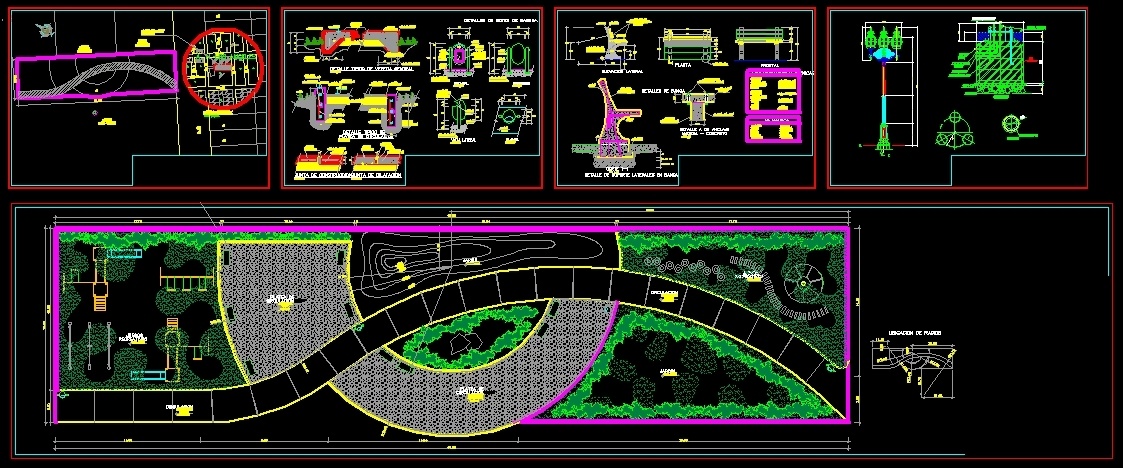 Plaza Or Public Square Dwg Full Project For Autocad • Designs Cad