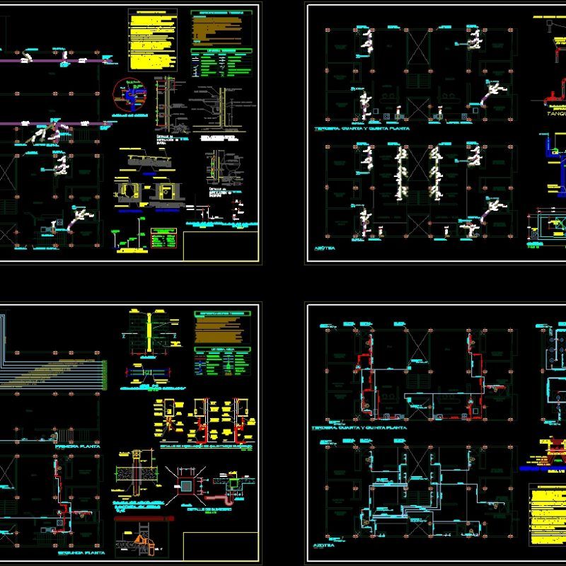 Plumbing A Multifamily DWG Detail for AutoCAD • Designs CAD
