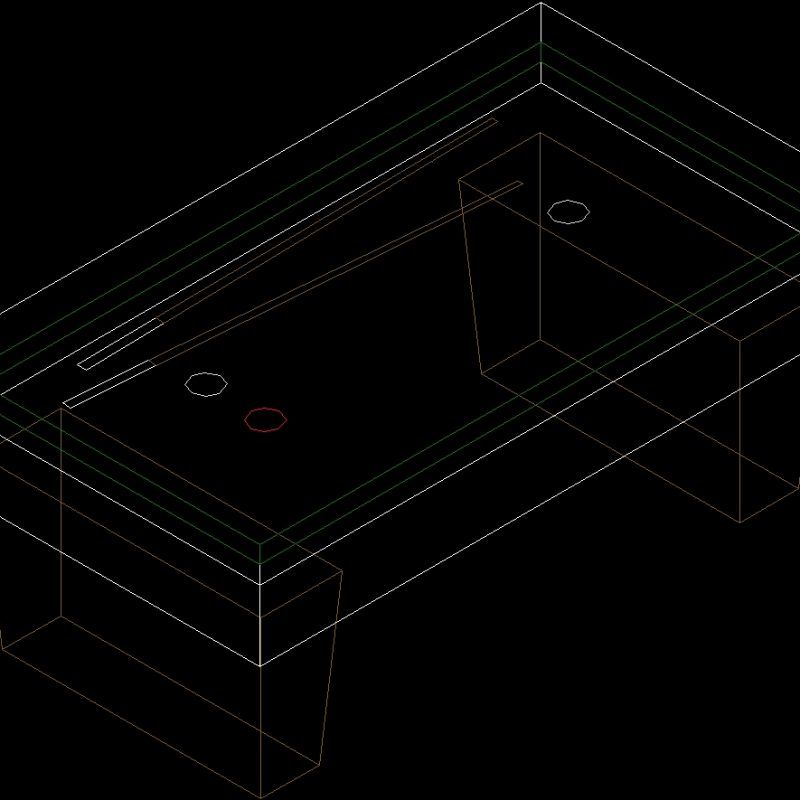 Pool Table 3D DWG Model for AutoCAD • Designs CAD