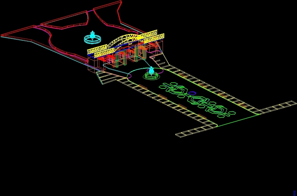 Portal Of Entry Arch DWG Block for AutoCAD • Designs CAD