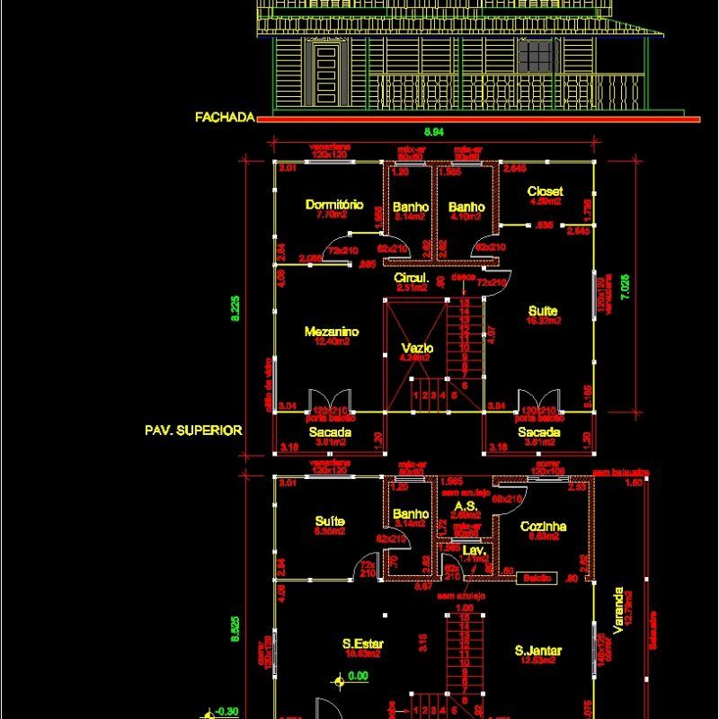 Pre Manufactured House DWG Block for AutoCAD • Designs CAD