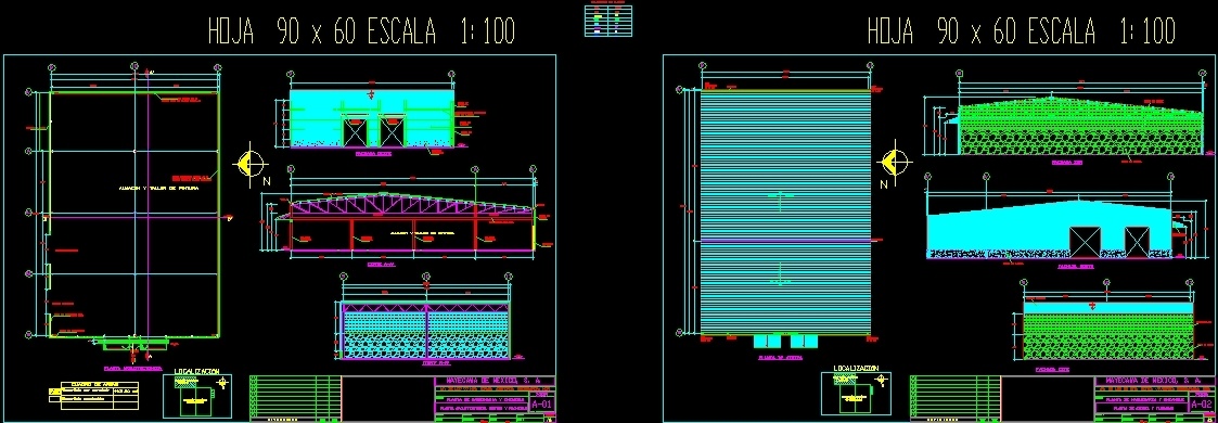 Production Hall DWG Full Project for AutoCAD • Designs CAD