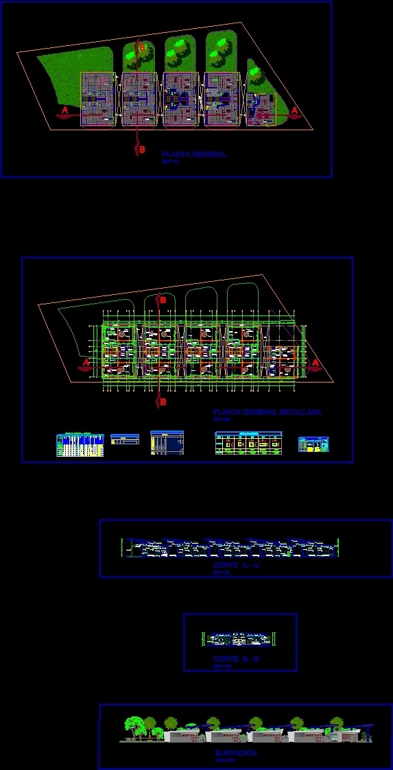 Production Workshops DWG Section for AutoCAD • Designs CAD