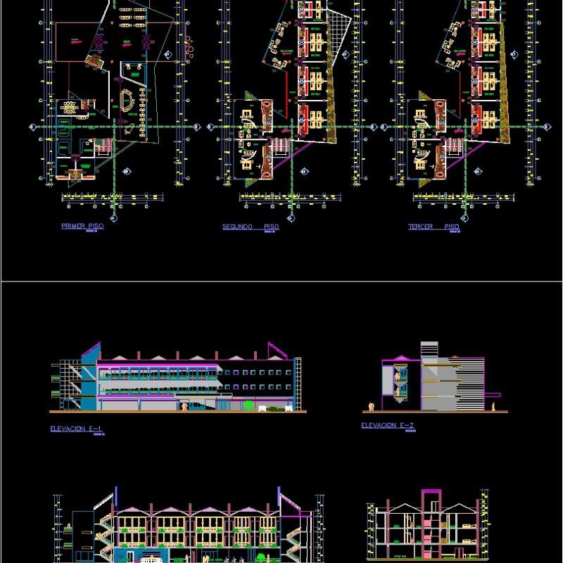 Project Hotel DWG Full Project for AutoCAD • Designs CAD