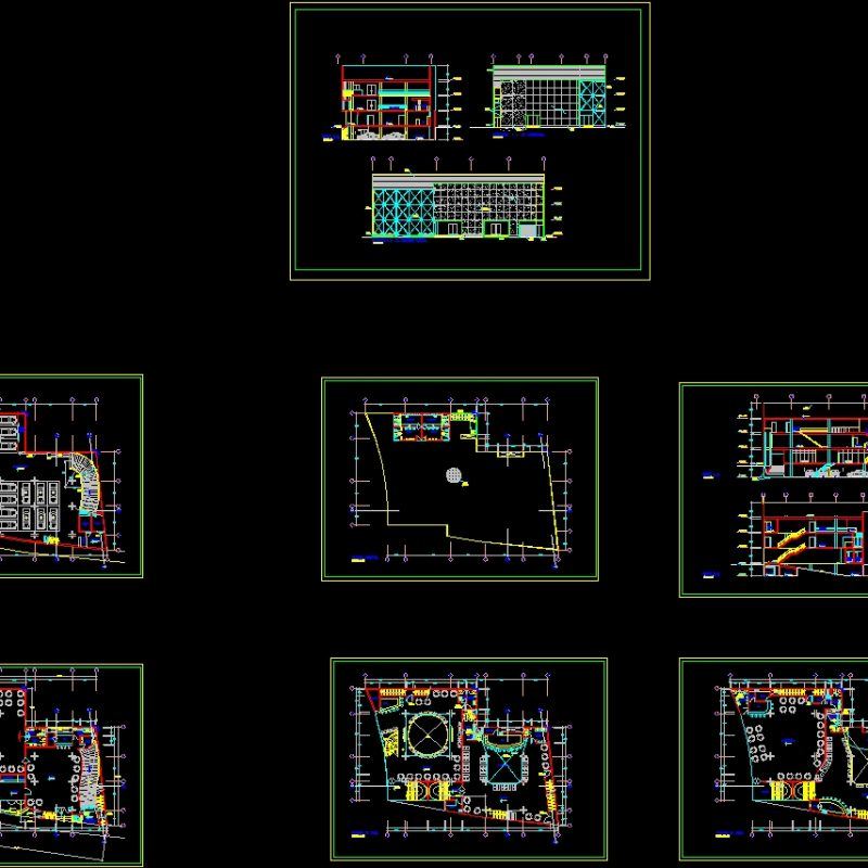 Project Restaurant DWG Full Project for AutoCAD • Designs CAD