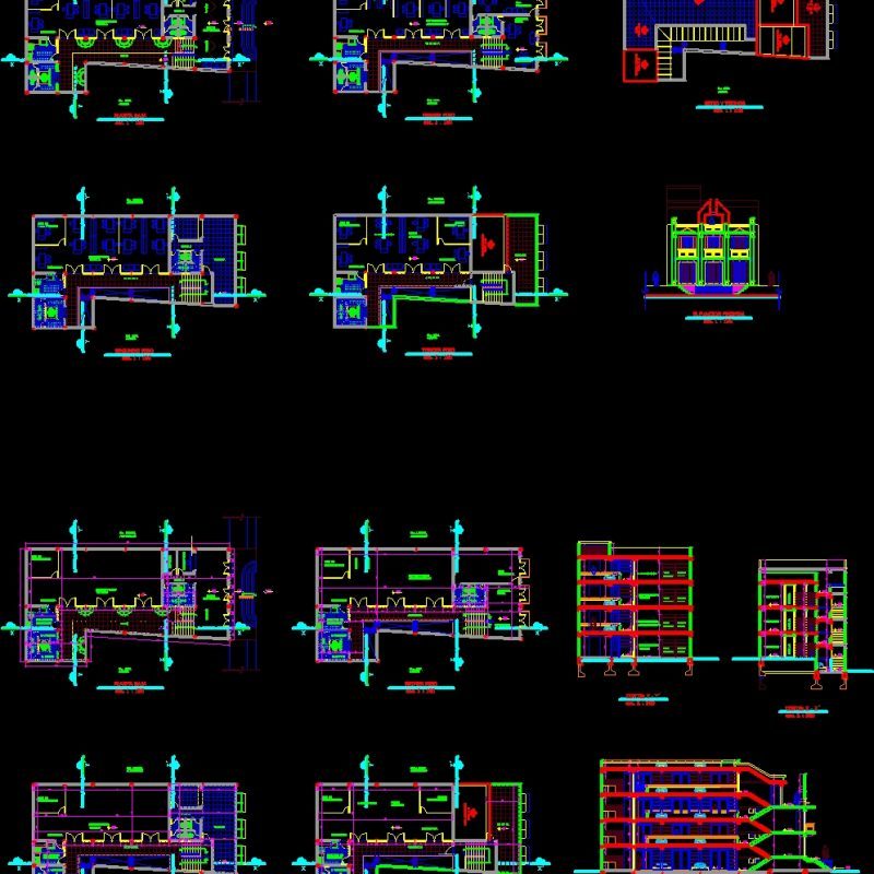 Public Administration Building DWG Block for AutoCAD • Designs CAD