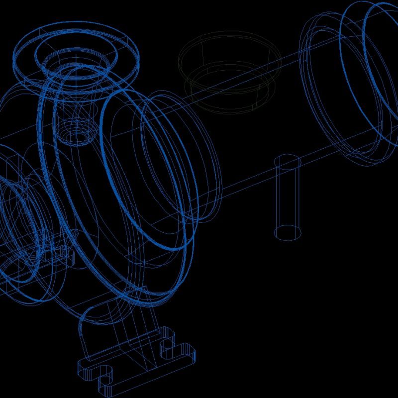 - Pump 3D DWG Model for AutoCAD | DesignsCAD