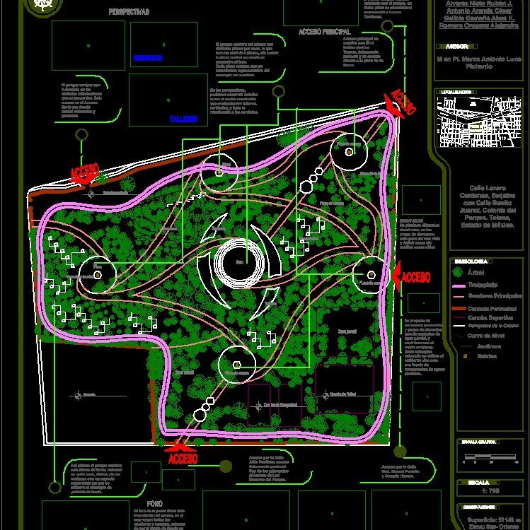 Redesigned Park DWG Full Project for AutoCAD • Designs CAD