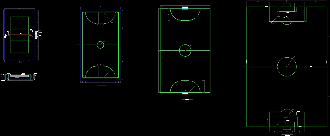 Regulatory Measures Slabs Depostivas Ipd Measures DWG Block for AutoCAD ...