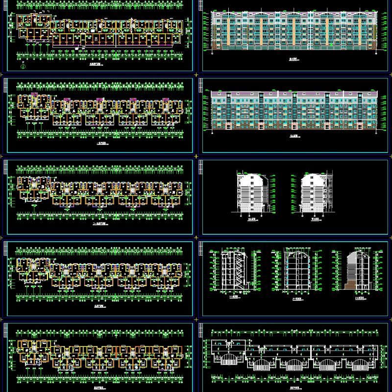 Residential Complex DWG Plan for AutoCAD • Designs CAD