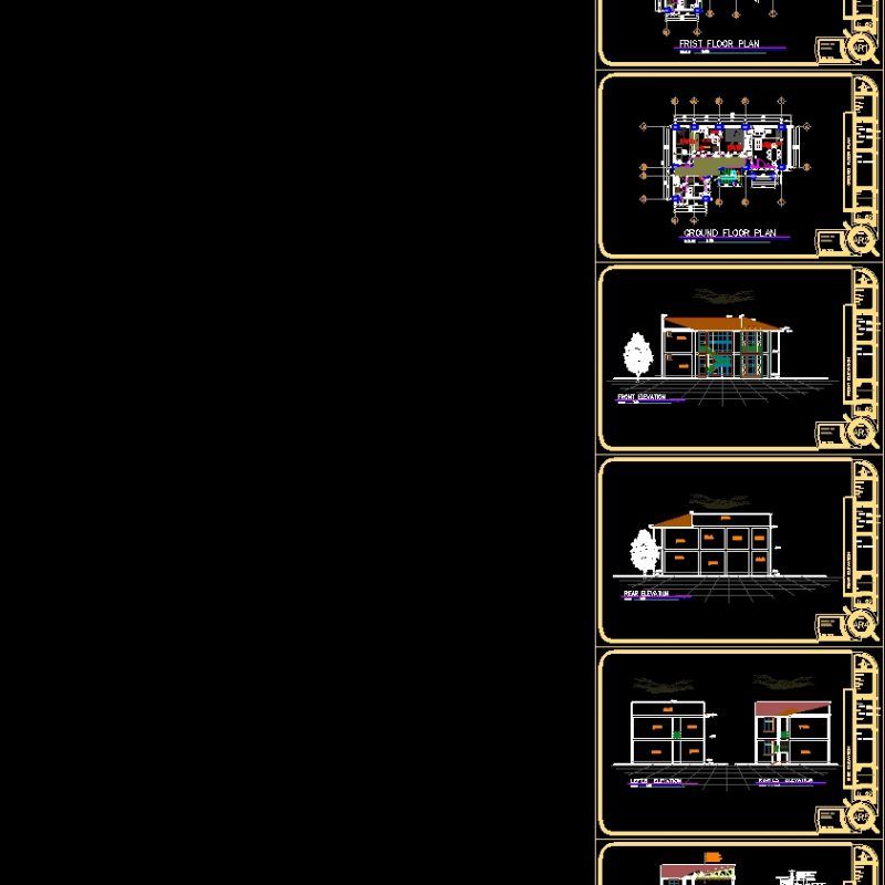 Residential House DWG Block for AutoCAD • Designs CAD