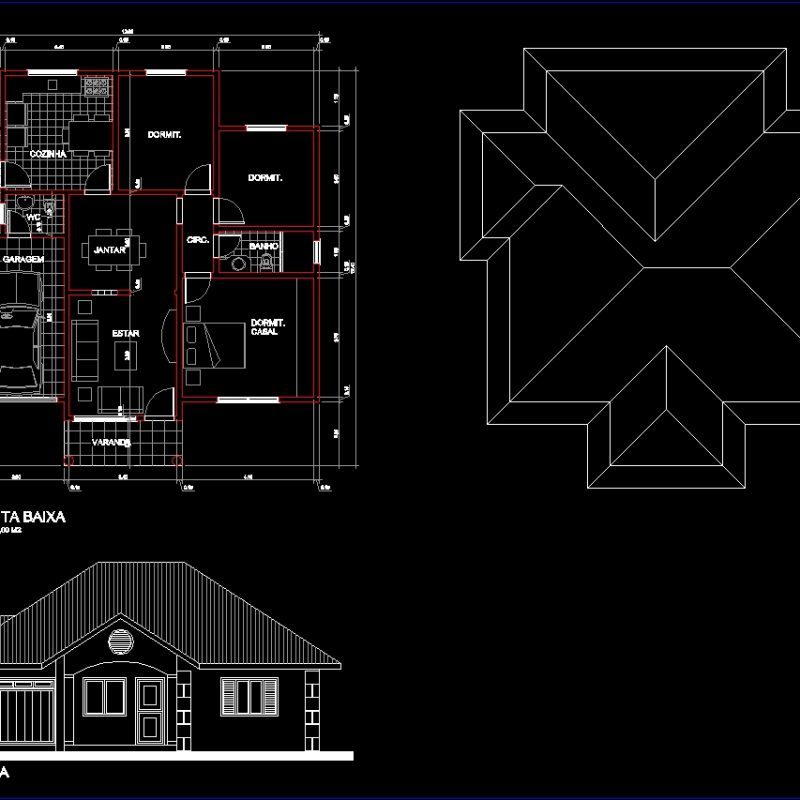 Residential Project DWG Full Project for AutoCAD • Designs CAD