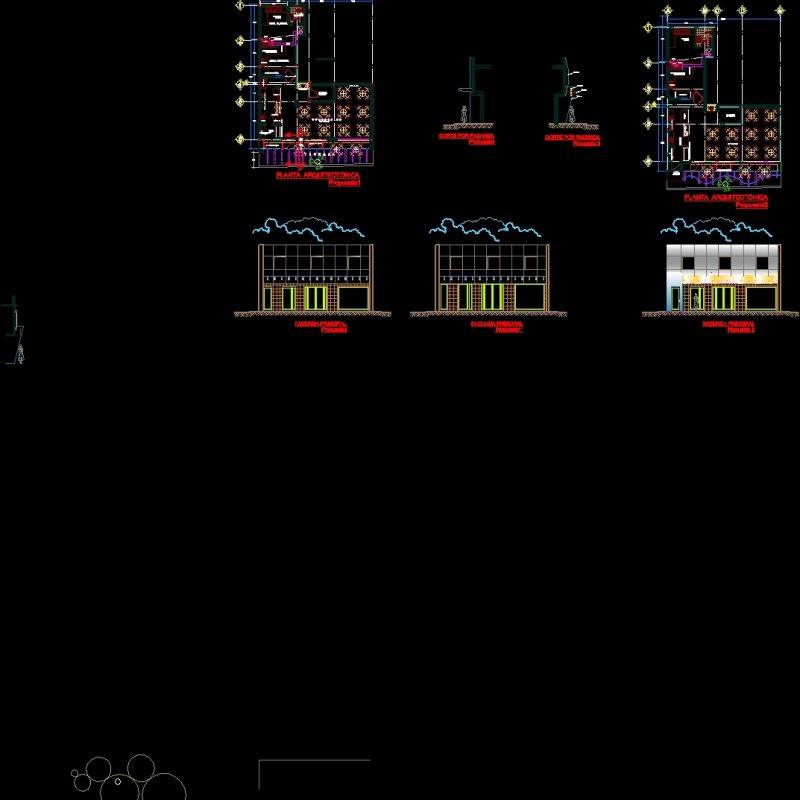 Restaurant - Fast Food Project DWG Full Project for AutoCAD • Designs CAD