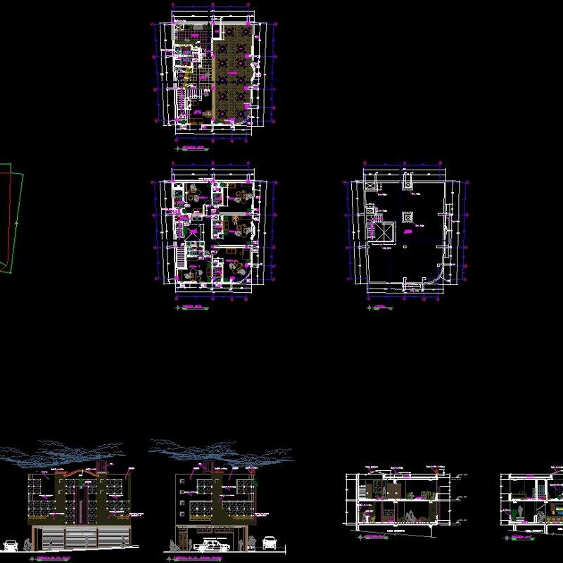 Restaurant Project DWG Full Project for AutoCAD • Designs CAD