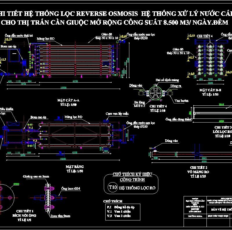 Reverse Osmosis System DWG Detail for AutoCAD • Designs CAD
