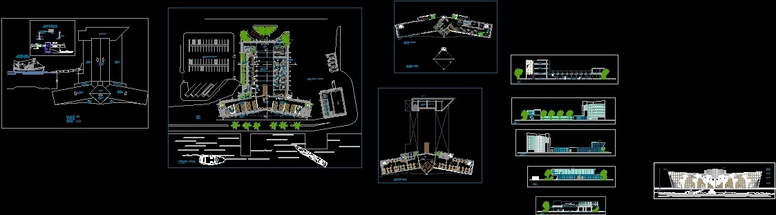 River Port - Harbor - Project DWG Full Project for AutoCAD • Designs CAD