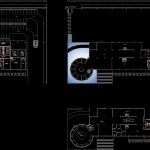 Riverfront Mixed-Use Museum, Library, Offices--Water Plumbing DWG Block ...
