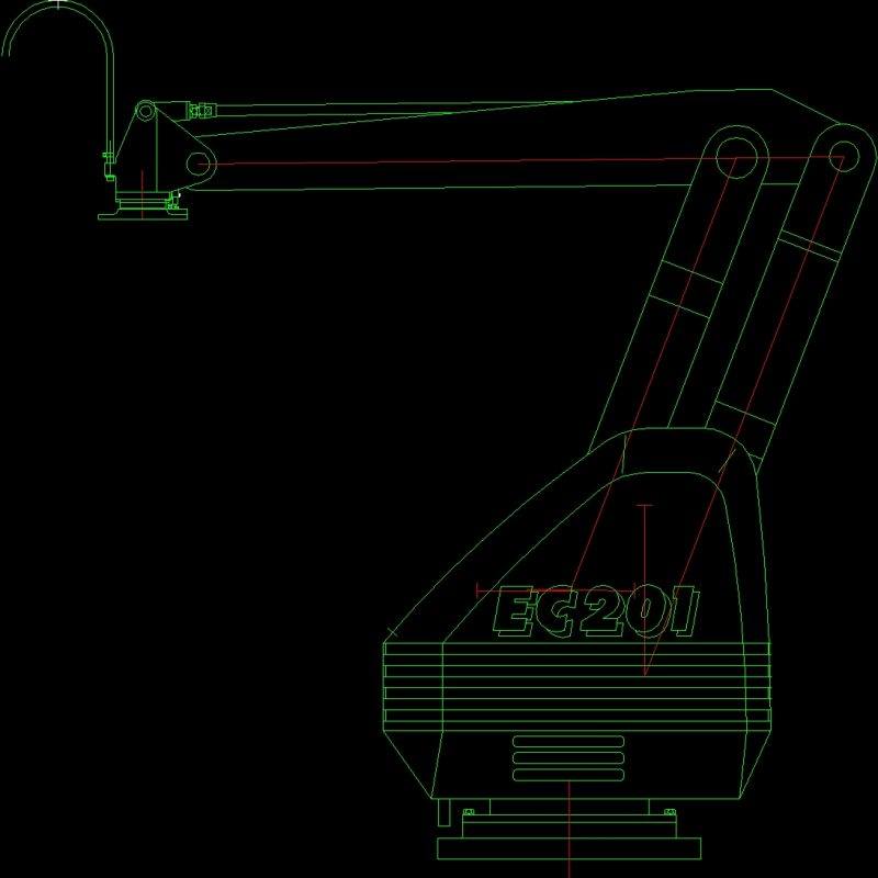 Robot Palletizer Fuji DWG Block for AutoCAD • Designs CAD