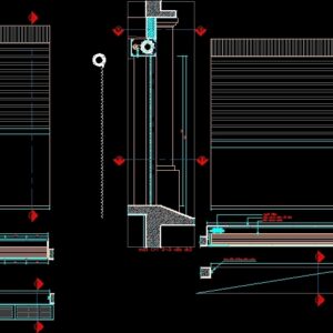 Rollup Door Curtain DWG Detail for AutoCAD | Designs CAD
