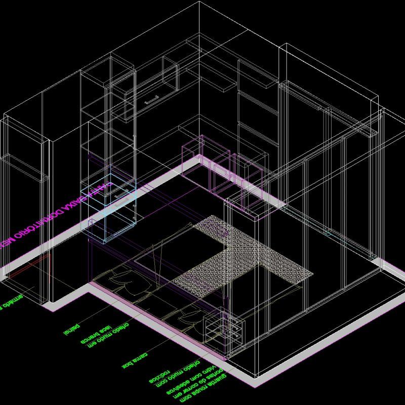 Room 3D DWG Model for AutoCAD • Designs CAD