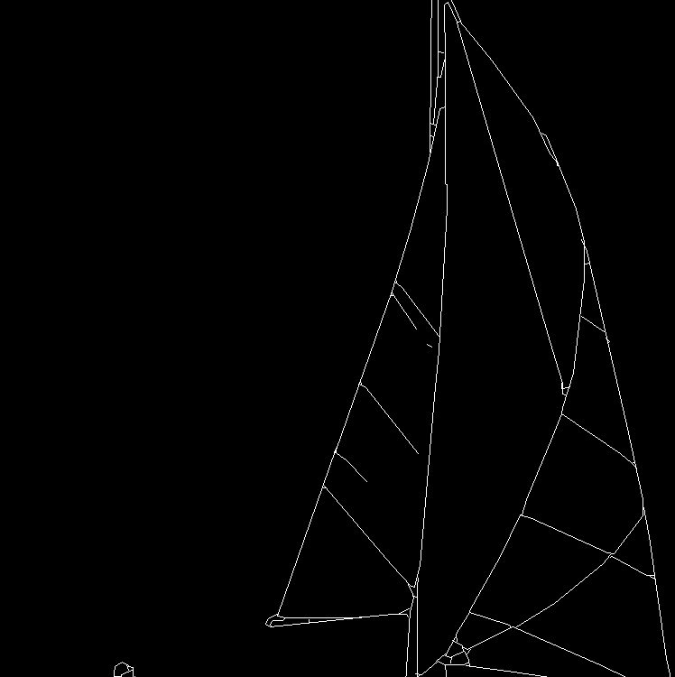 Sailling Ship 005 DWG Block for AutoCAD • Designs CAD