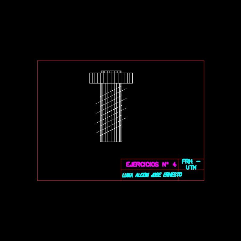 Screw 3D DWG Model for AutoCAD • Designs CAD