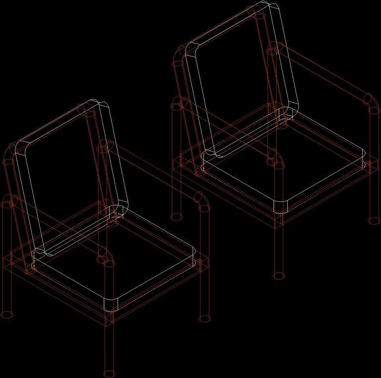 Seats 3D DWG Model for AutoCAD • Designs CAD