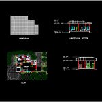 Service Staff Quarters, One Person DWG Block for AutoCAD • Designs CAD